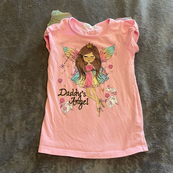 Beautees | Shirts & Tops | Beautees Daddys Angel Tee Shirt Top | Poshmark